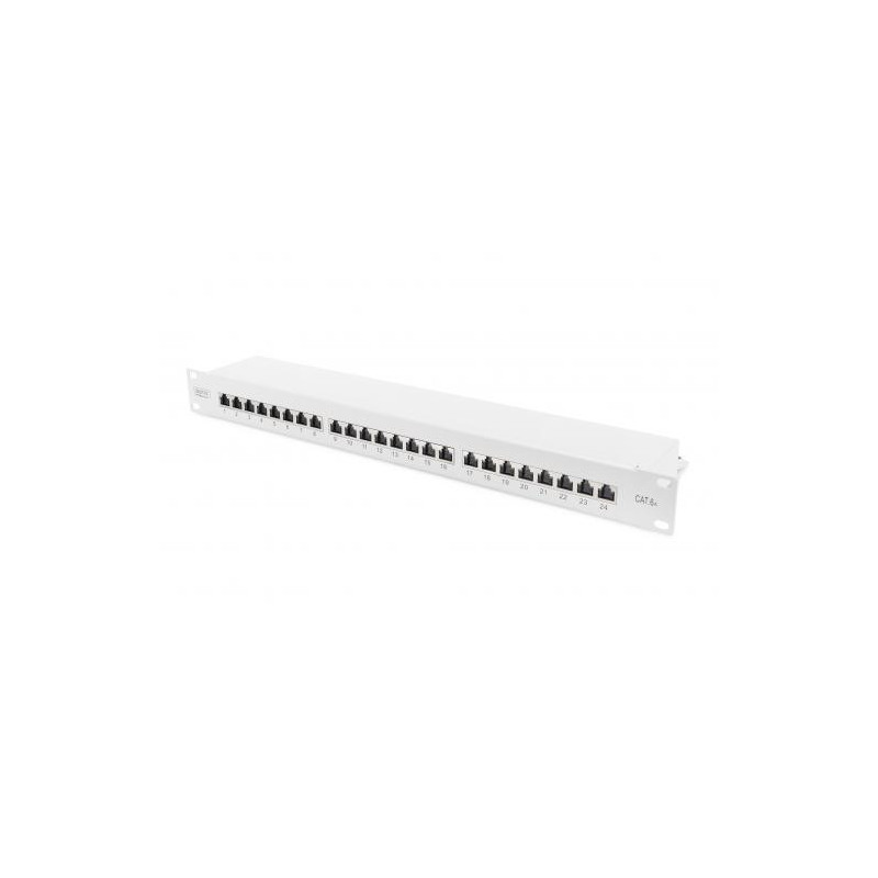 10GBase-T Network Patch Field DIGITUS Cat-6A Patch Panel – 24 Port ...